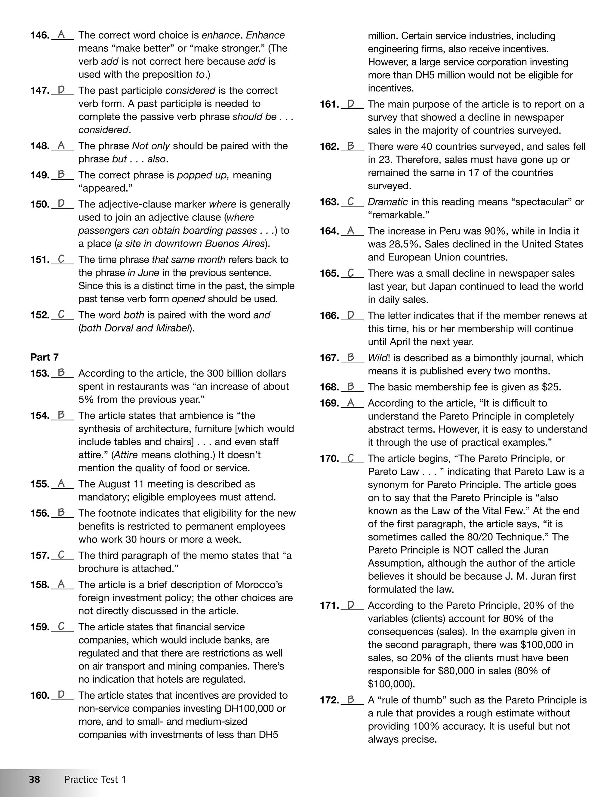 Complete guide-to-toeic-test---answer keys | PDF