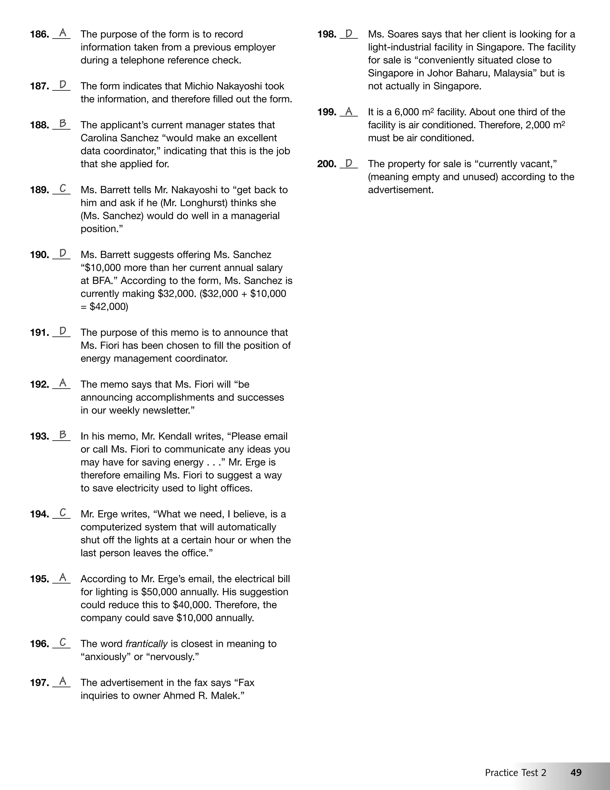 Complete guide-to-toeic-test---answer keys | PDF