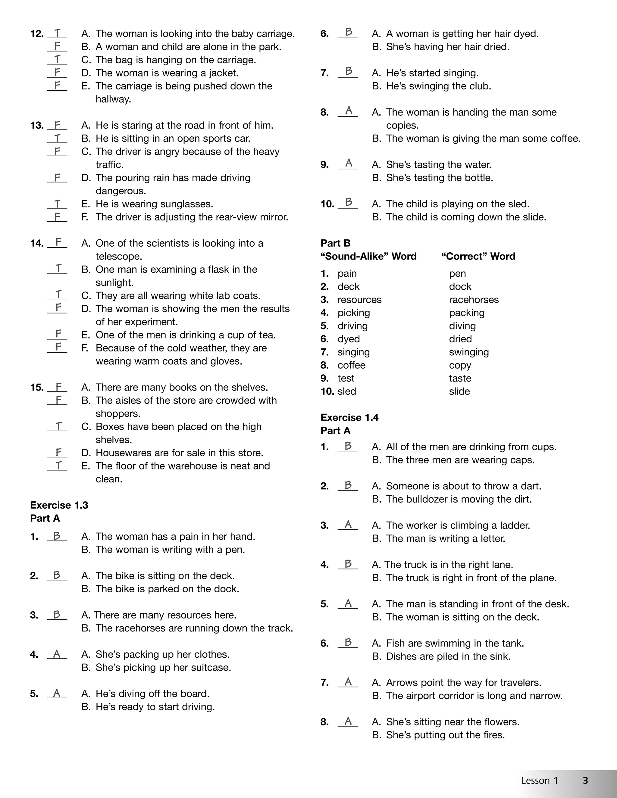 Complete guide-to-toeic-test---answer keys | PDF