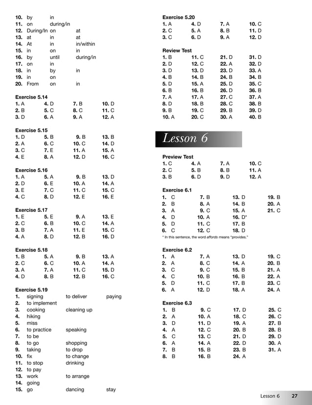 Complete guide-to-toeic-test---answer keys | PDF | Participant Sports ...