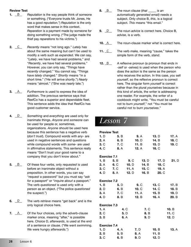 Complete guide-to-toeic-test---answer keys | PDF | Participant Sports ...