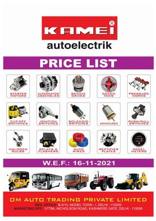 Electrical parts list with pictures online