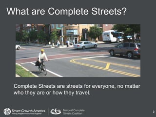 Introduction to Complete Streets | PPTX
