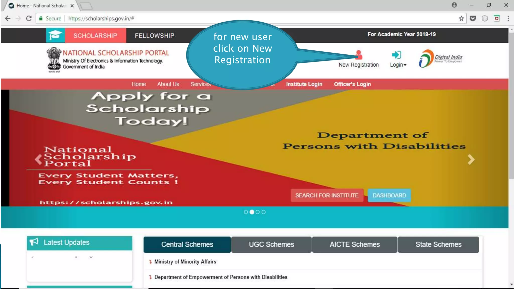 Complete Step by Step NSP scholarship application Work Flow | PPTX