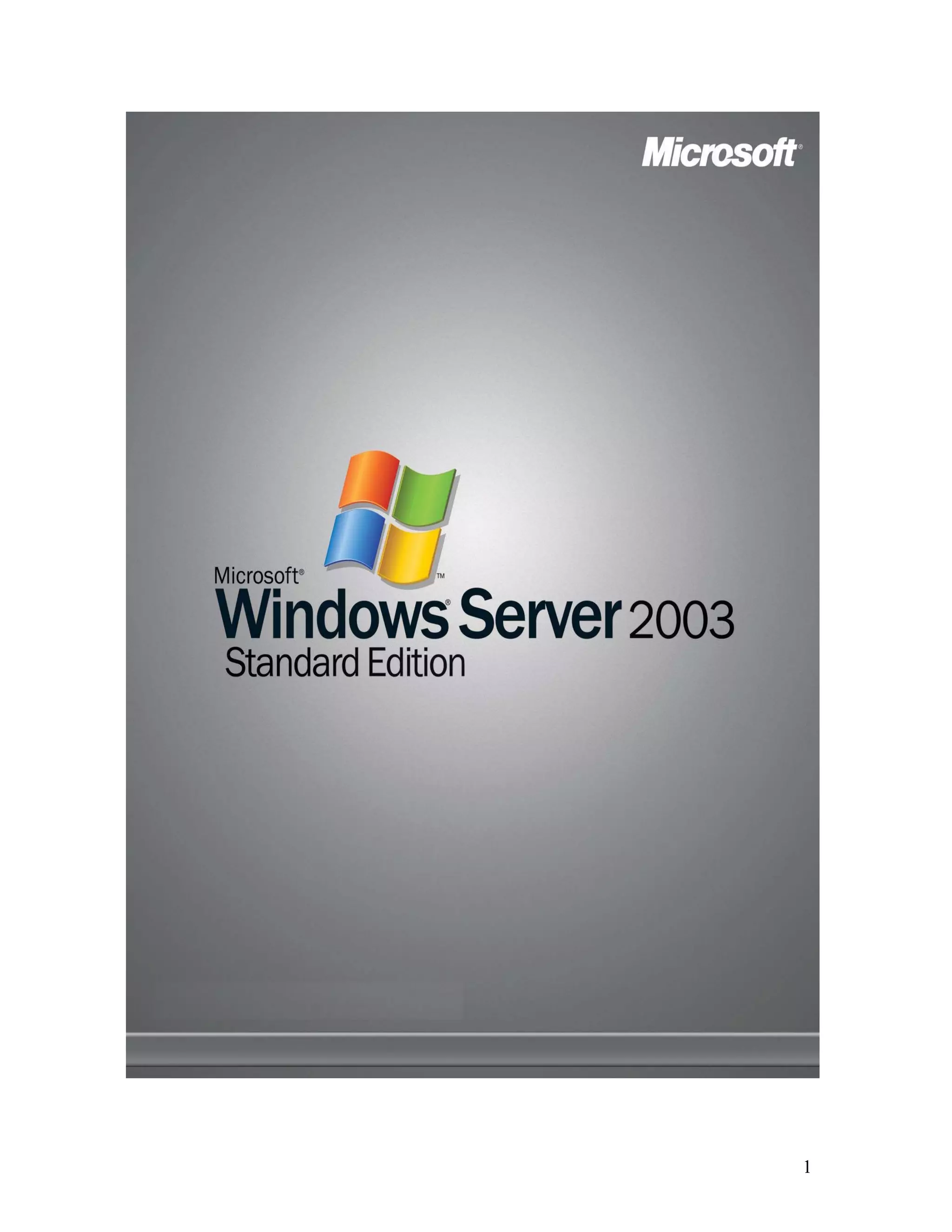 Complete windows-server-2003 | PDF