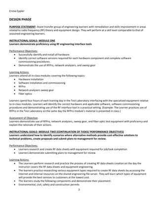 An ADDIE Plan for an Engineering Group | PDF