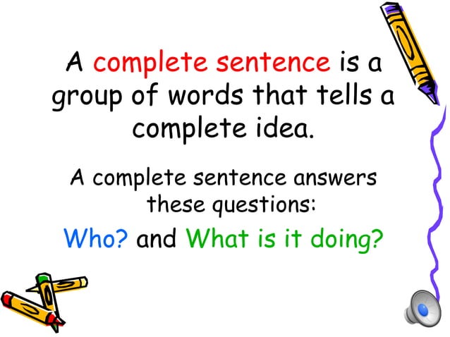 Complete and incomplete_sentences | PPTX