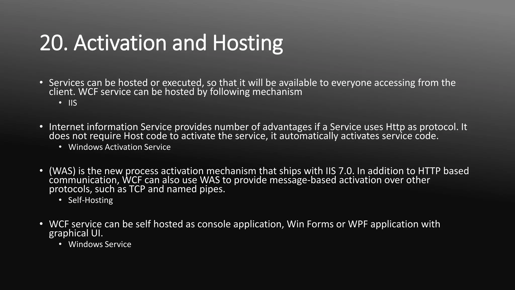 Complete Architecture and Development Guide To Windows Communication Foundation (WCF) | PPTX