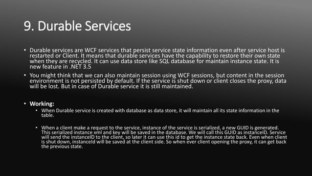Complete Architecture and Development Guide To Windows Communication Foundation (WCF) | PPTX