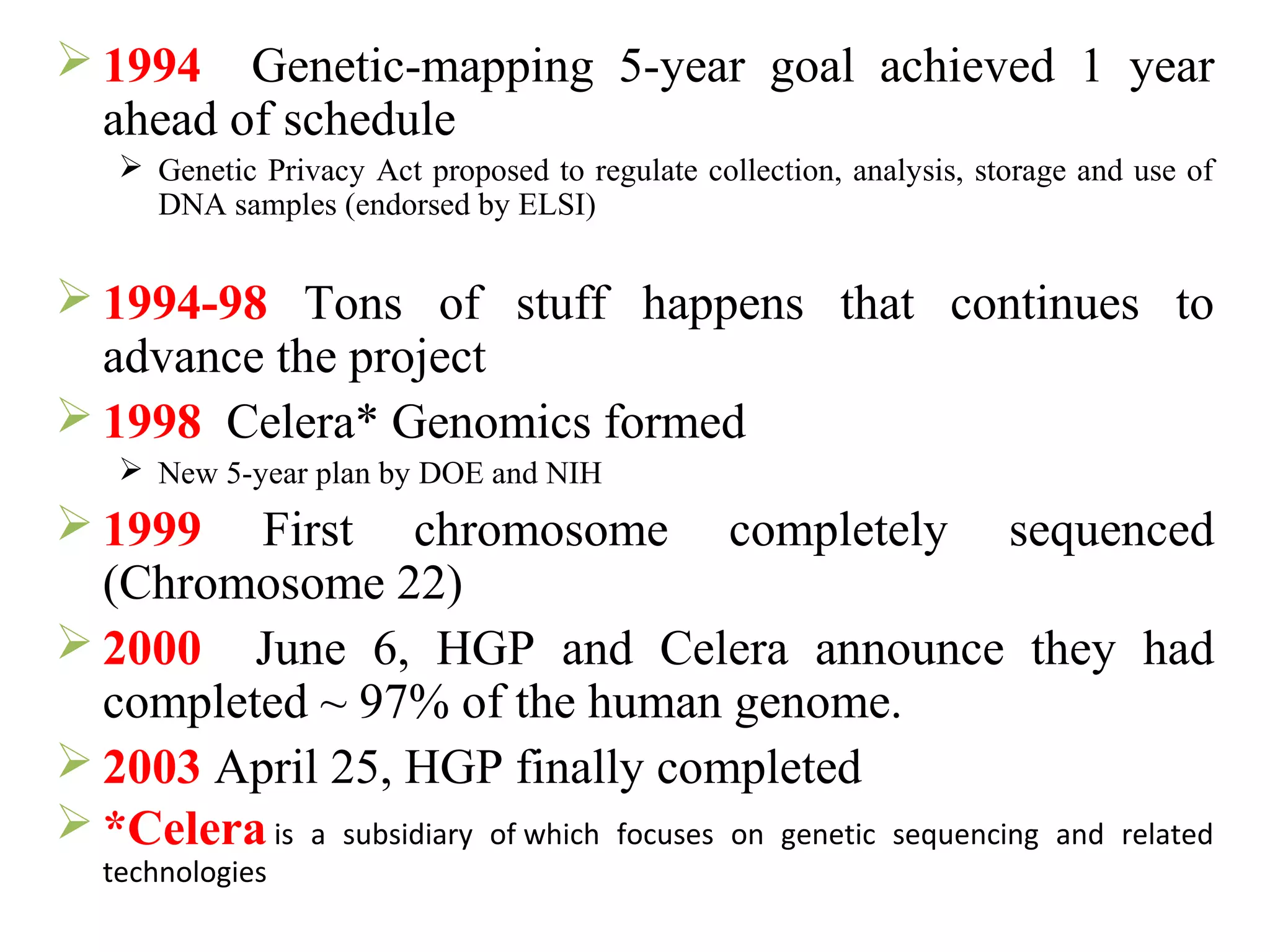 Complete assignment on human Genome Project | PPT