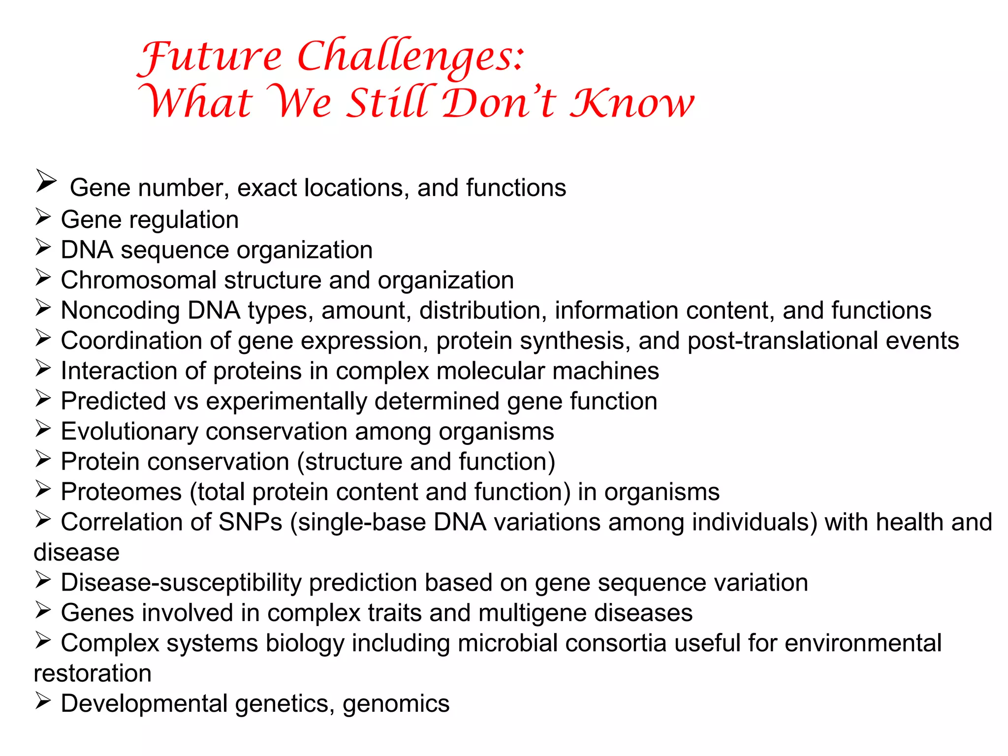 Complete assignment on human Genome Project | PPT