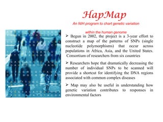 Complete assignment on human Genome Project | PPT