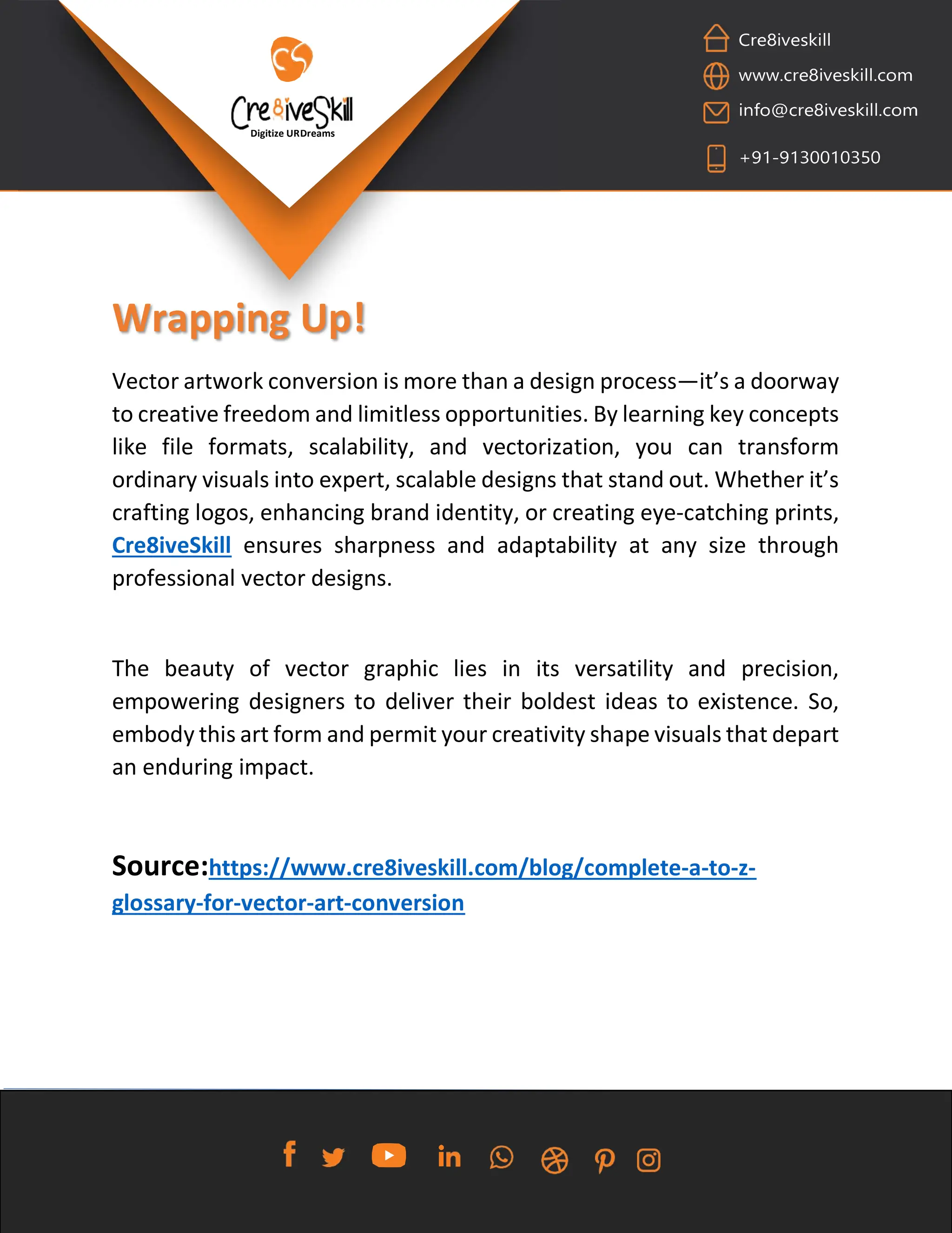 A-to-Z Guide to Design Vectorization Terminology | Cre8iveSkill | PDF