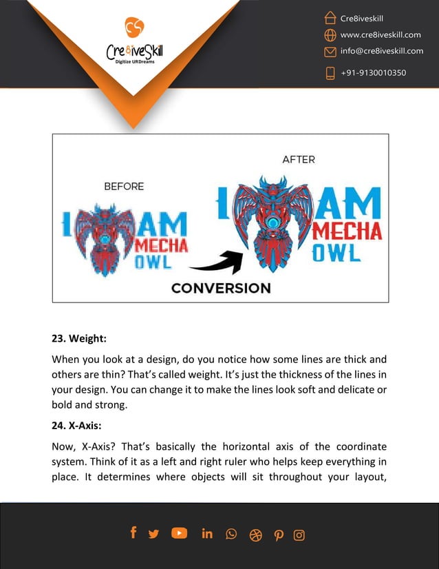 A-to-Z Guide to Design Vectorization Terminology | Cre8iveSkill | PDF