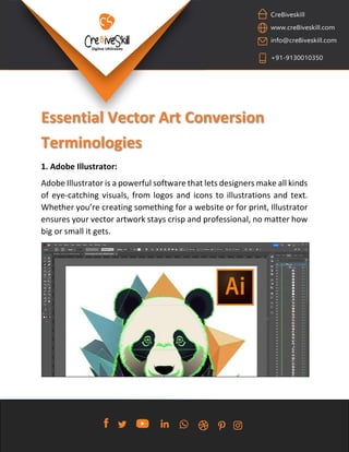 A-to-Z Guide to Design Vectorization Terminology | Cre8iveSkill | PDF