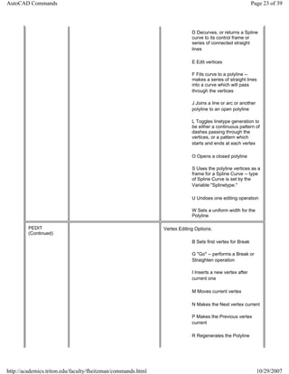 Complete auto cad_commands | PDF