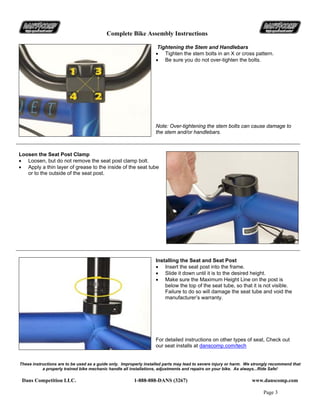 Complete bicyle assembly | PDF