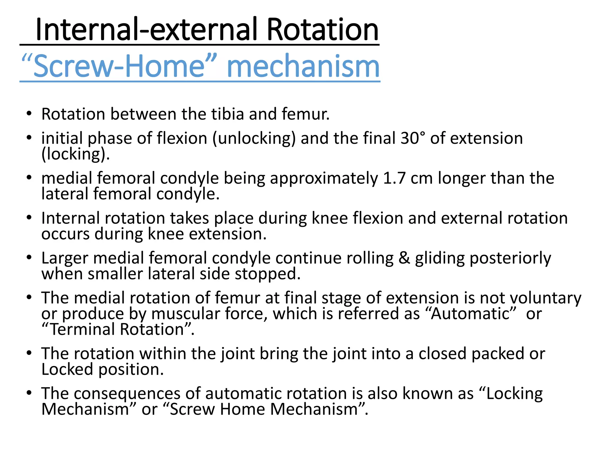 biomechanic of knee joint | PPTX