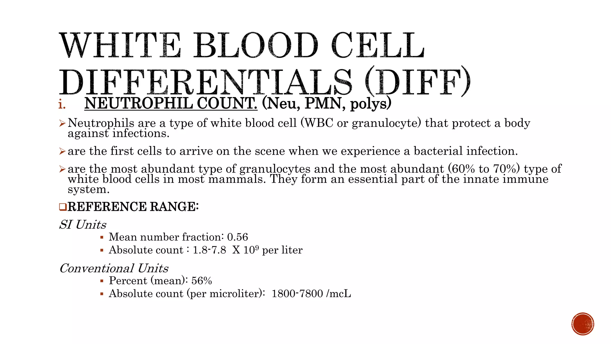 Complete blood count | PPTX