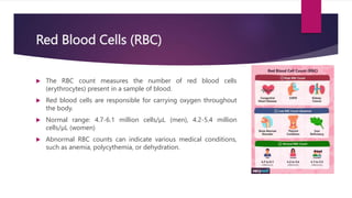 Complete Blood Count (CBC) or Full Blood Count (FBC) | PPTX