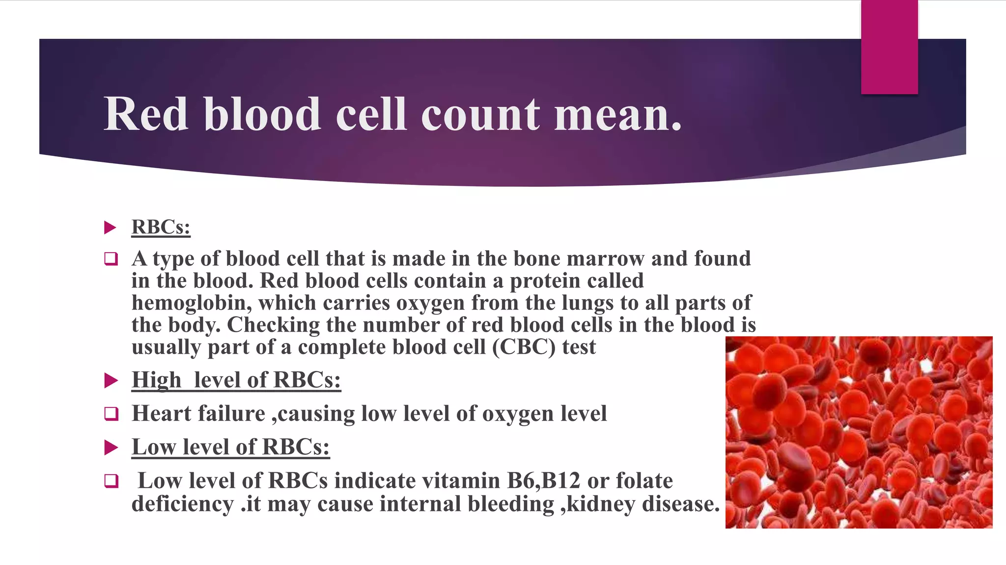 Complete blood count test(CBC) | PPTX