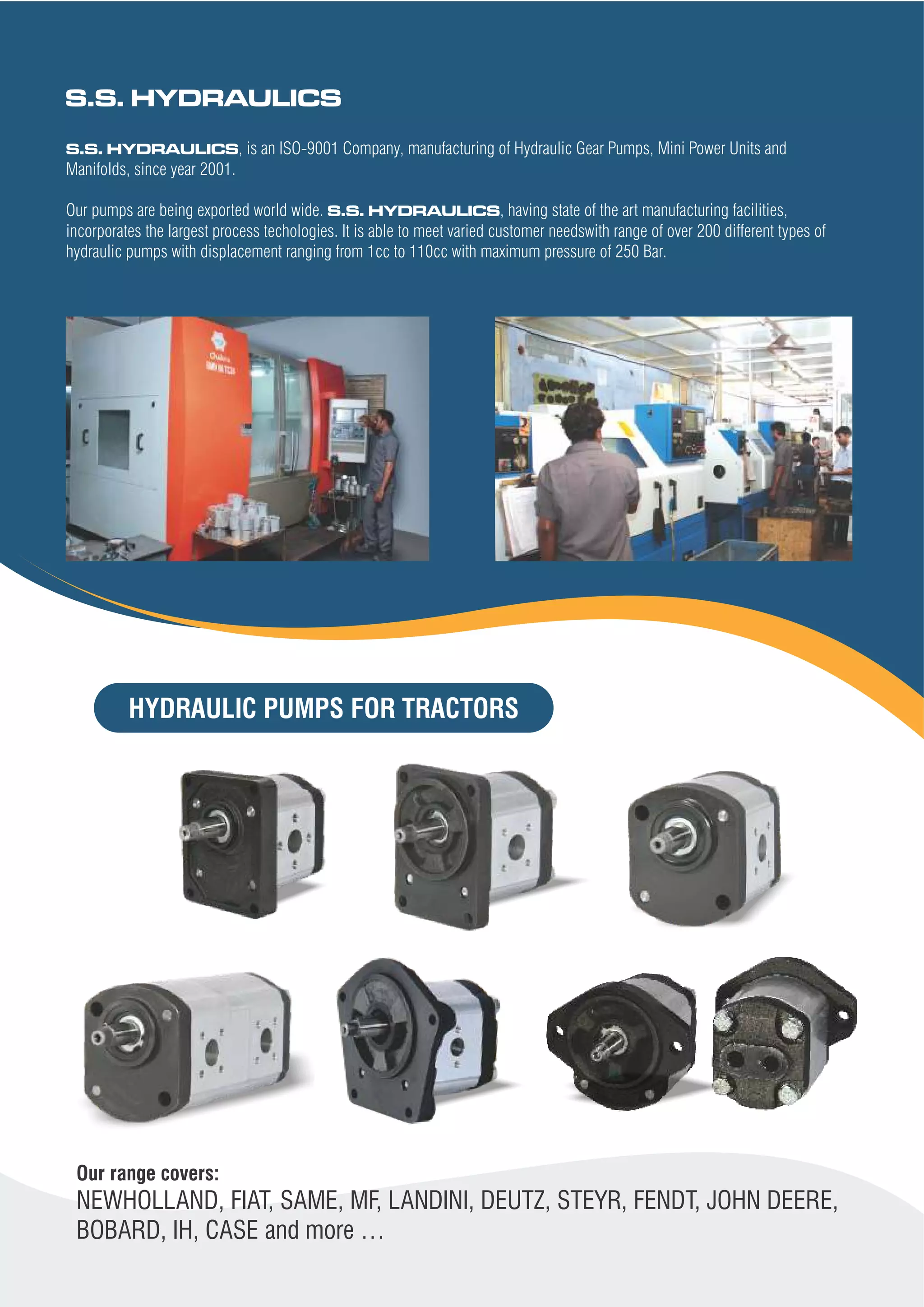 Hydraulic pumps, valves and power packs | PDF