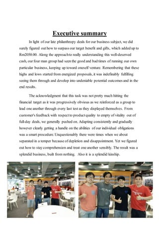 Complete business report | DOCX | Non-Profit Organizations | Industries