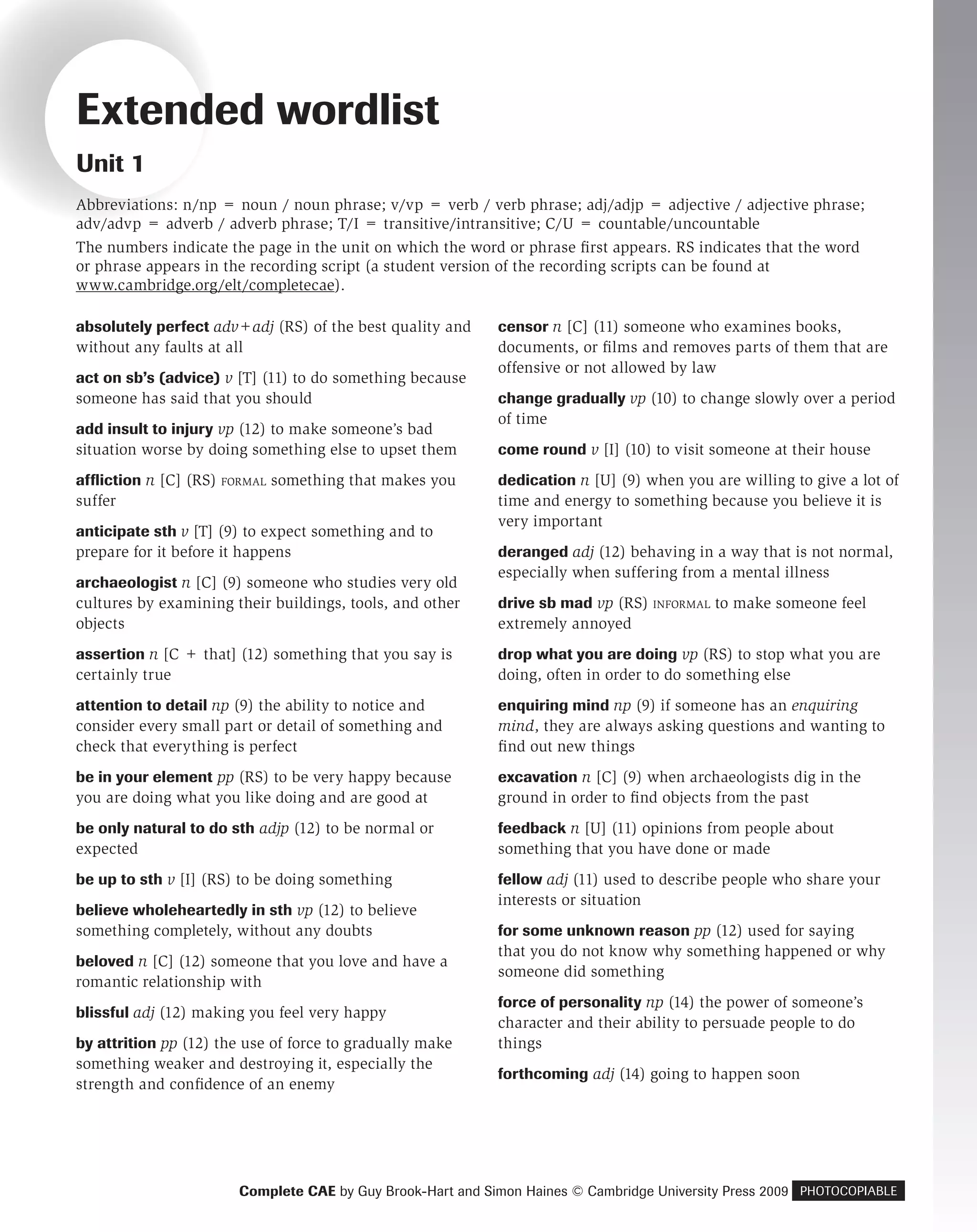 Complete cae wlm_extendedunit01 | PDF