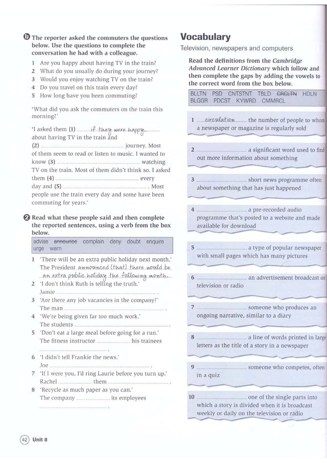 Complete cae workbook_with_answers | PDF