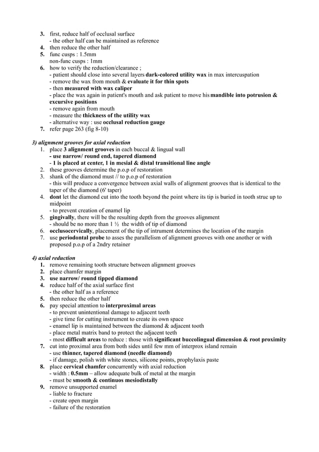 Complete cast crown preparation | PDF