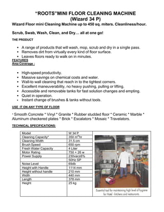 Complete Cleaning Equipments | PDF