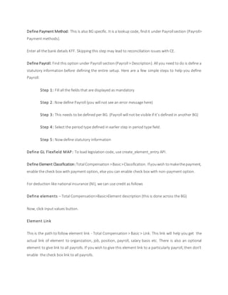 Complete config of payroll | DOCX | Business | Business and Finance