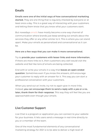 Complete conversational marketing guide | PDF