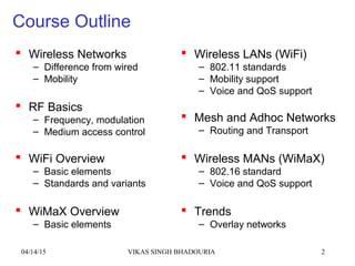 Complete course on wireless | PPT