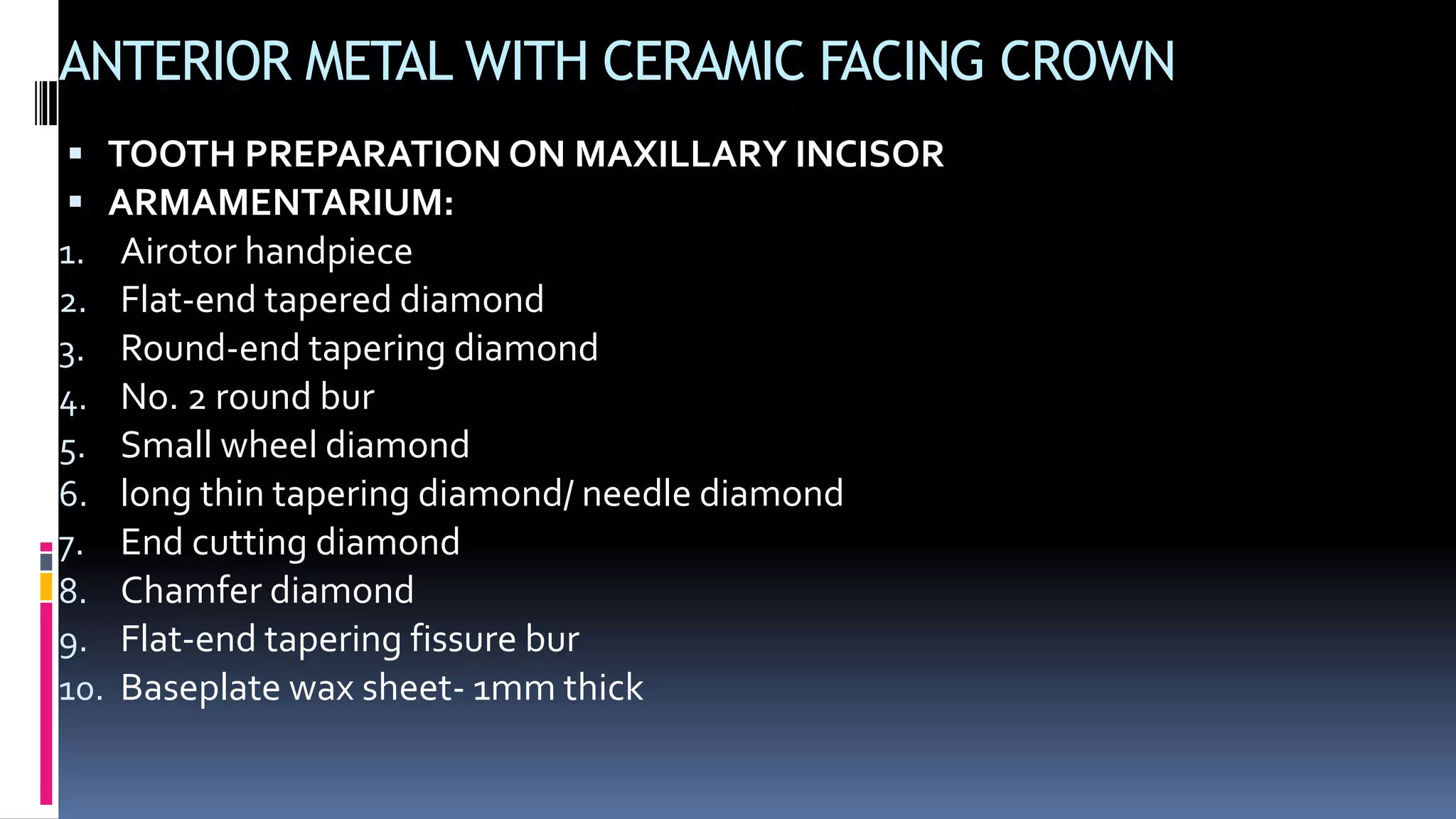 Tooth Preparation for full veneer crown | PPTX