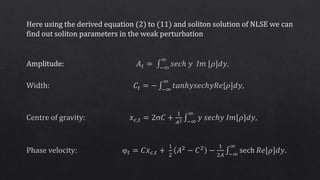 Introduction to Solitons and it's solution in nonlinear Schrodinger ...