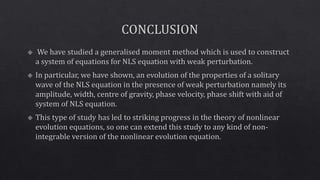 Introduction to Solitons and it's solution in nonlinear Schrodinger ...