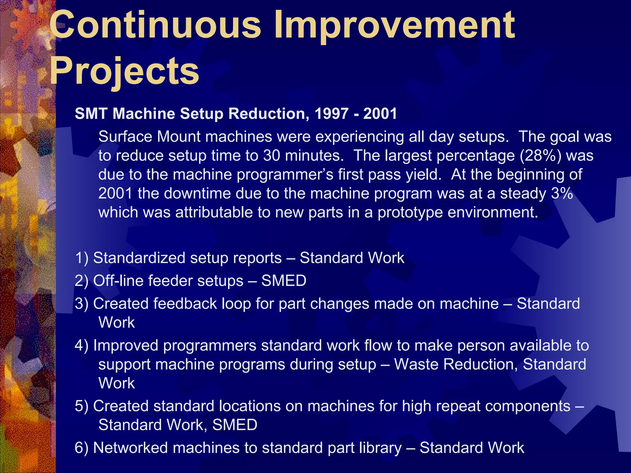 Completed & Current LSS Projects | PPT