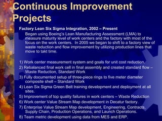 Completed & Current LSS Projects | PPT