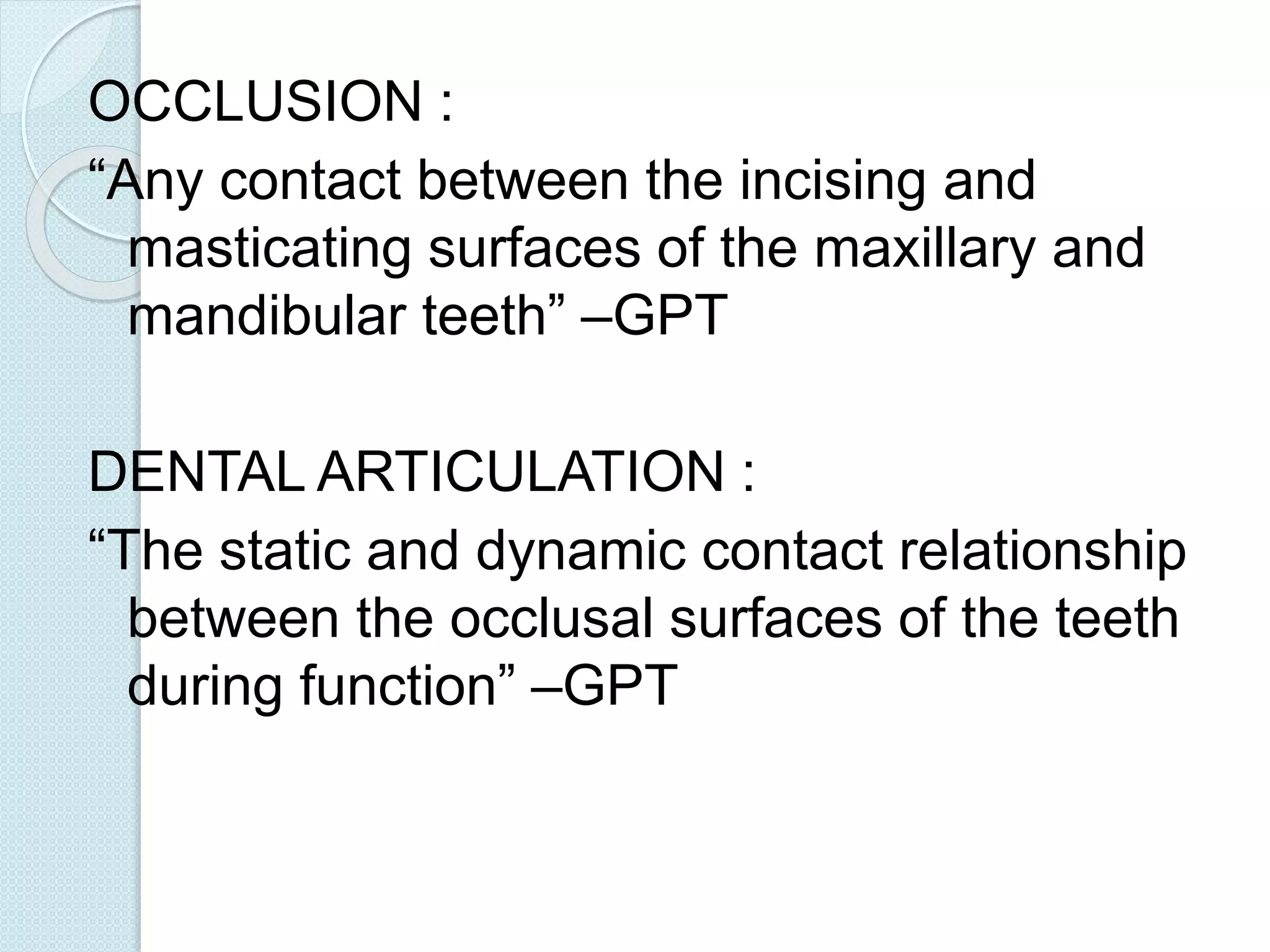 Complete denture occlusion | PPTX