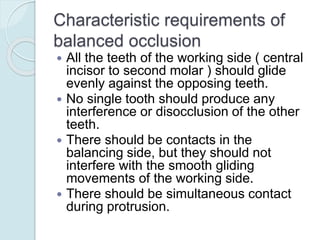 Complete denture occlusion | PPTX