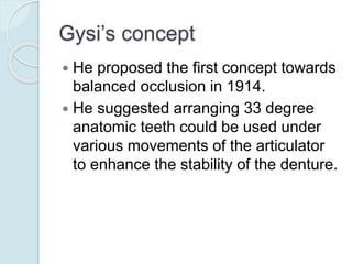 Complete denture occlusion | PPTX