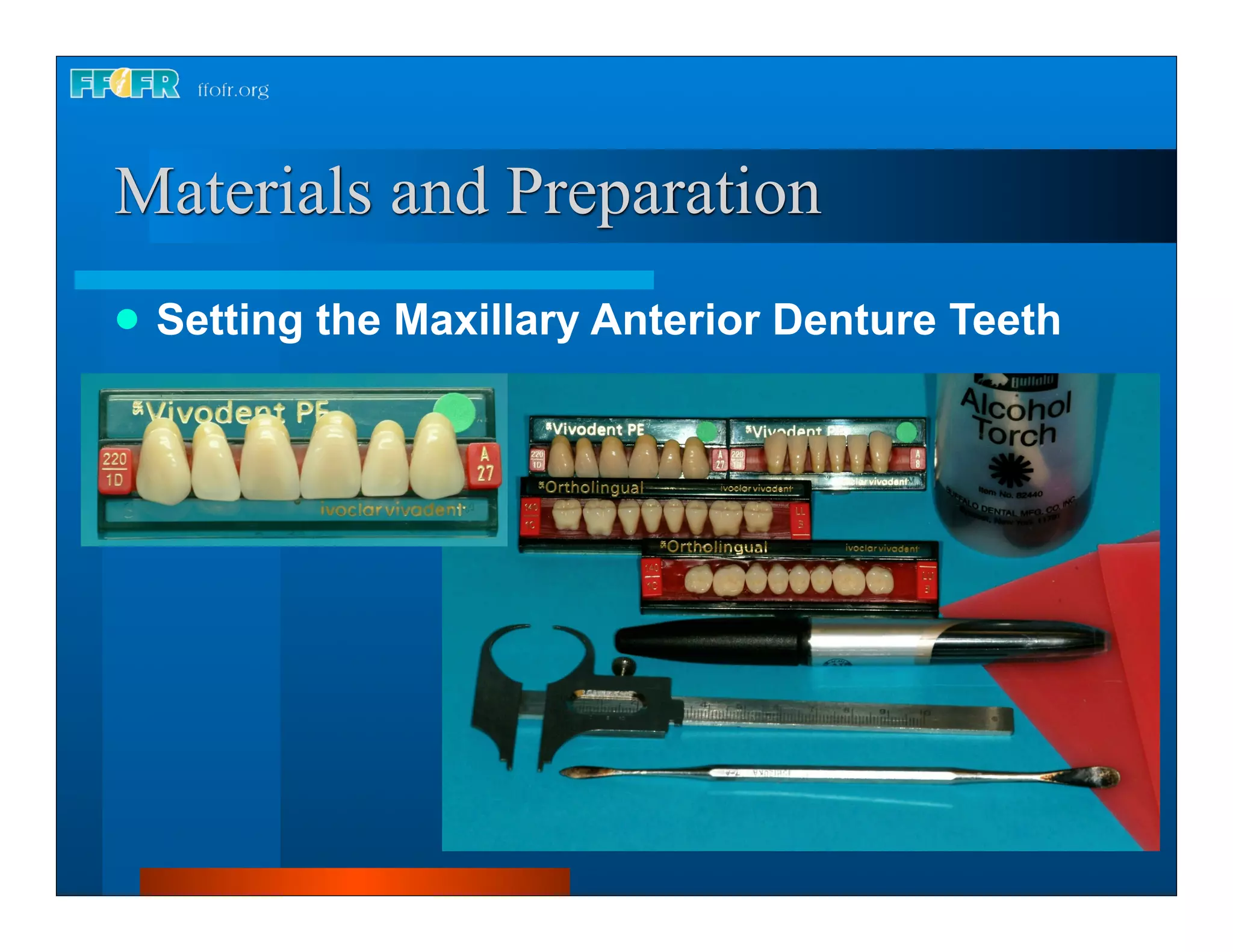 Complete dentures 16.occlusal schemes lingualized occlusion | PDF