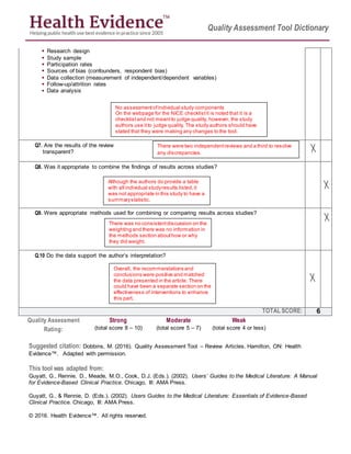 Critical Appraisal Form