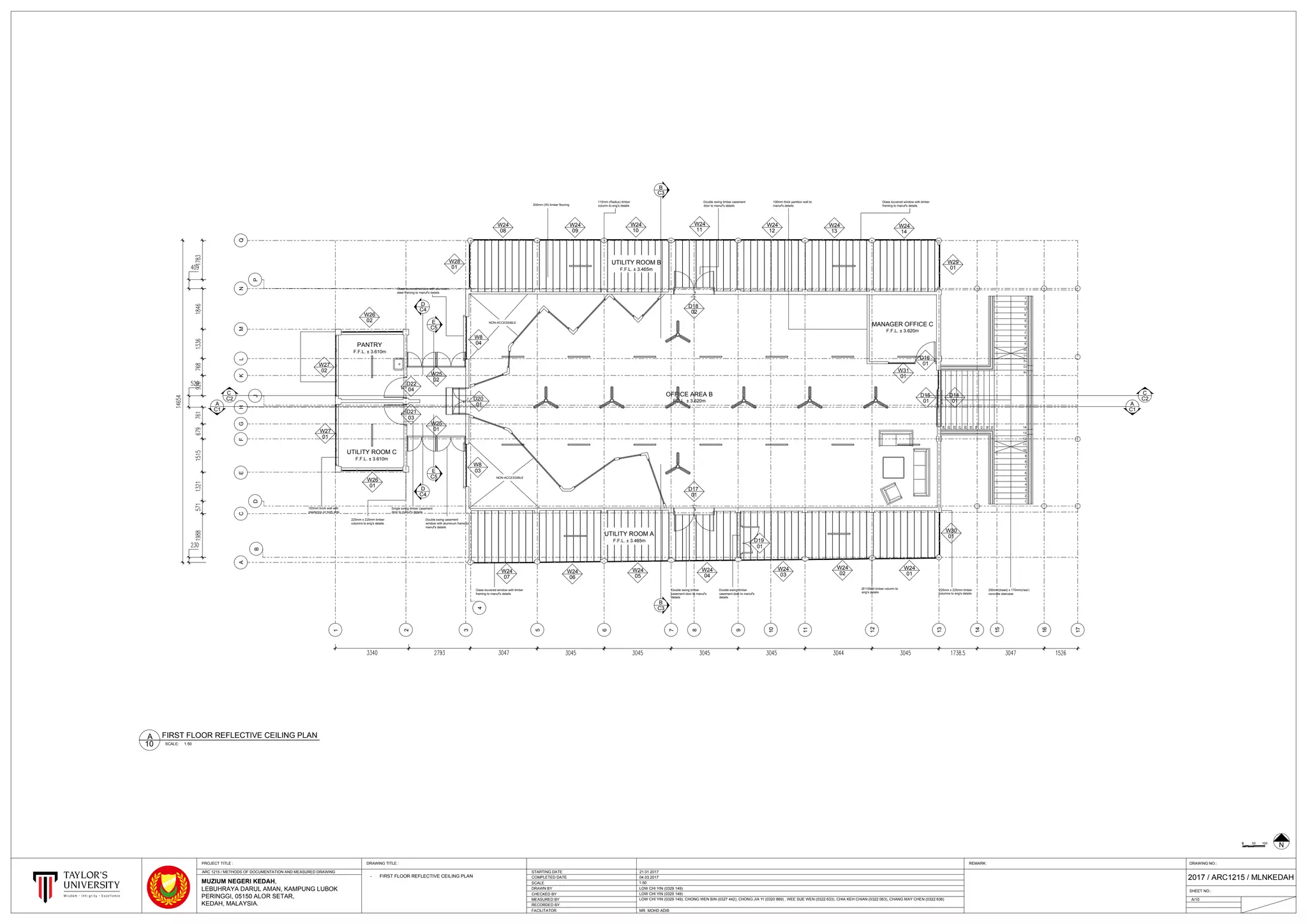Complete Drawings of Old State Museum of Kedah | PDF