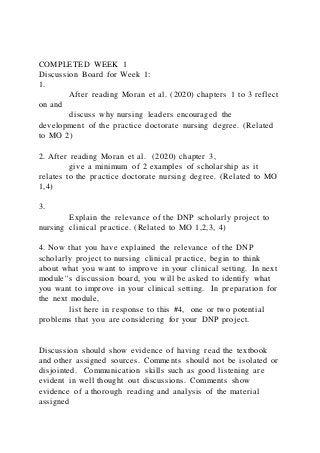 COMPLETED WEEK 1Discussion Board for Week 11. A | PDF