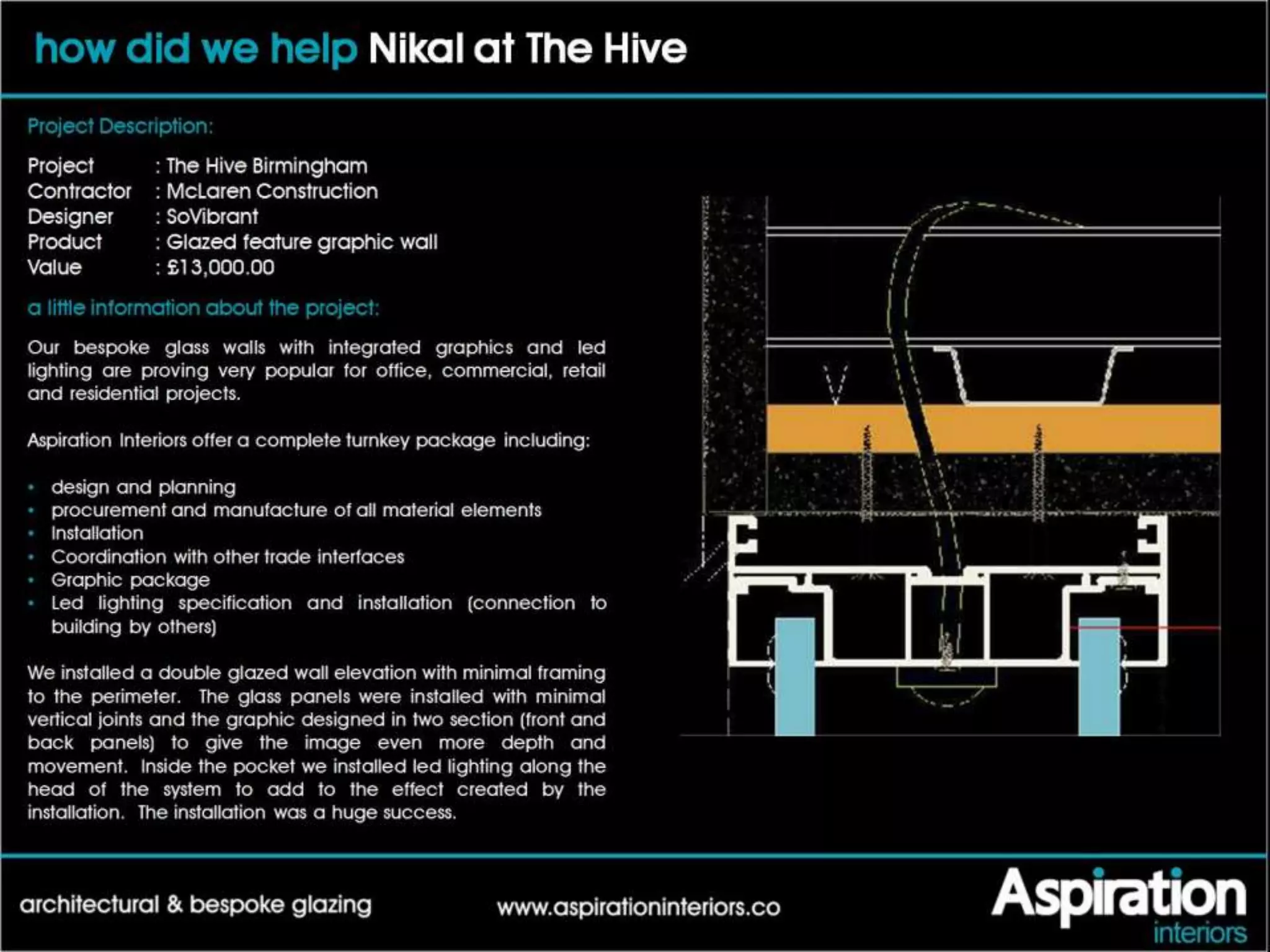 The Hive - an illustration of a completed project | PPTX