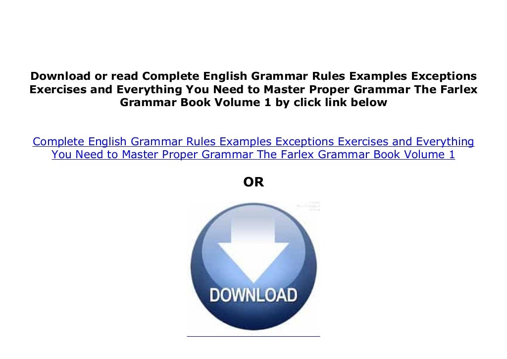 NO COST Complete English Grammar Rules Examples Exceptions no-cost-complete-english-grammar-rules-examples-exceptions