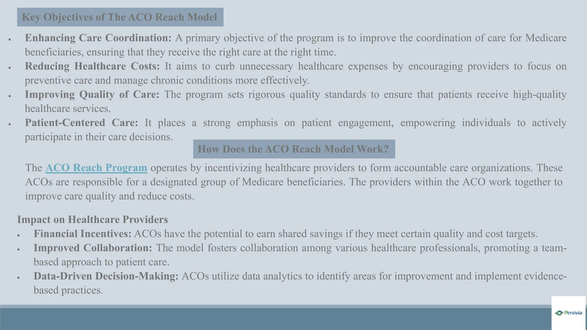 Complete Evaluation of CMS ACO Reach Program.pptx