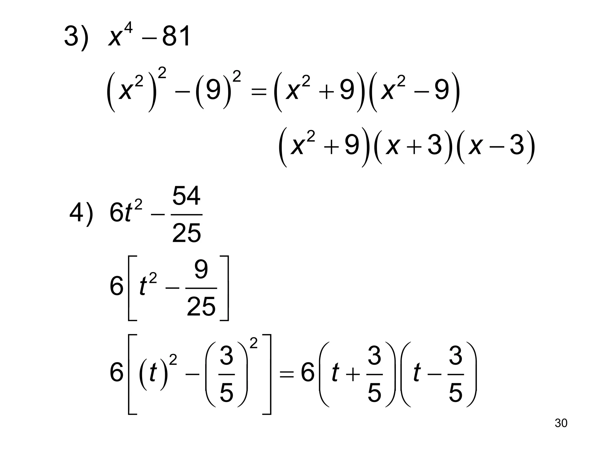 Complete Factoring Rules.ppt